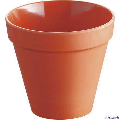 オレンジブック トラスコ中山　TRUSCOTKG アメリカン・メタルクラフト メラミン テラコッタポット MELPOT8 〔品番:PTR0102〕[ 注番:1923611]特長●植木鉢型のユニークなデザインは、野菜はもちろんティラミスやアイ...