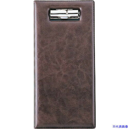 オレンジブック トラスコ中山　TRUSCOTKG えいむ レザータッチ伝票ホルダー BH−102 ブラウン 〔品番:PDV6004〕[ 注番:1923970]特長●左ポケット付●※ビニール製仕様●色：ブラウン仕様2●メーカー品番：BH-10...