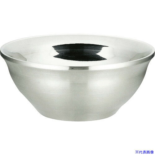 オレンジブック トラスコ中山　TRUSCOTKG YUKIWA 18−8 二重丼 丸型 小 〔品番:RDVC501〕[ 注番:1945545]特長●つけ麺のスープ用に最適。●熱くなりにくいのでお子様にも安心。●中空二重構造で外側が熱くなりに...