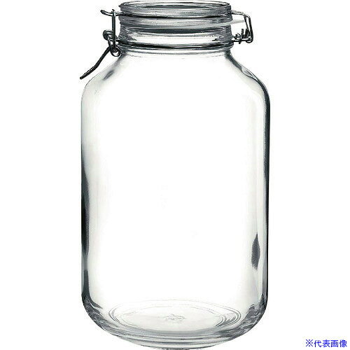 オレンジブック トラスコ中山　TRUSCOTKG Bormioli Rocco(ボルミオリ・ロッコ) フィド ジャー 4L 1.49260(08067) 〔品番:RBR0607〕[ 注番:1945867]特長●口径:95●パッキン付●耐熱温...