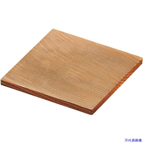 オレンジブック トラスコ中山　TRUSCOTKG タカハシ産業 焼杉 角敷板 15cm 〔品番:QSKA13〕[ 注番:1945936]特長仕様仕様2●サイズ表示(cm)：15●幅×奥行(mm)：150×150●厚さ(mm)：7●材質：杉材...