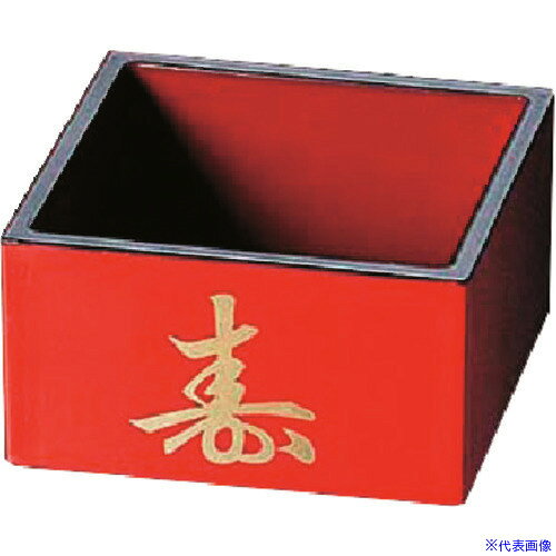 オレンジブック トラスコ中山　TRUSCOTKG 福井クラフト SD一合マス 朱寿天黒(ABS) 81011530 〔品番:RFKL401〕[ 注番:1947774]特長仕様仕様2●幅×奥行×高さ(mm)：79×79×44●材質：ABS材質...