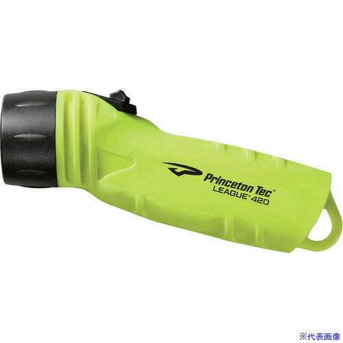 オレンジブック トラスコ中山　TRUSCOPRINCETON LEDライトLeague 420 Neon イエロー 〔品番:LG4NY〕[ 注番:1948100]特長●人間工学に基づいた形状で持ちやすく、グローブを使ったときでも使いやすいで...