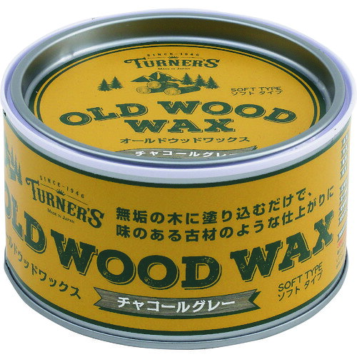 オレンジブック トラスコ中山　TRUSCOターナー オールドウッドワックス チャコールグレー 350ML 〔品番:OW350007〕[ 注番:1948815]特長●無垢材に塗り込むだけで味のある古材のような仕上がりになる蜜蝋主体の着色ワック...