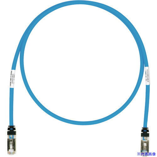 オレンジブック トラスコ中山　TRUSCOPANDUIT CAT6A/CAT6 シールドパッチコード 11m 青 STP6X11MBU 〔品番:STP6X11MBU〕[ 注番:1950403]特長●カテゴリ6/6AシールドLANケーブルです...