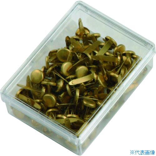 オレンジブック トラスコ中山　TRUSCOmitsuya 割りピンNO.4 100本 全長15mm M15385 〔品番:WP104〕[ 注番:1951844]特長●パンチ穴に差し込み、足を開くだけで、資料や書類のファイリングができます。●...