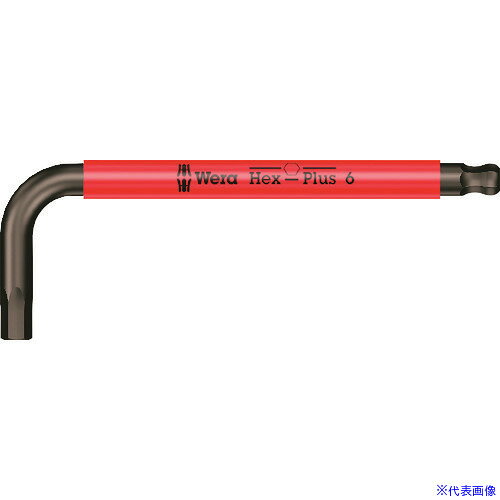 オレンジブック トラスコ中山　TRUSCOWera(ヴェラ) 950 SPKS Hex−Plus ヘックスプラス六角レンチ 6.0 〔品番:022675〕[ 注番:1952339]特長●Wera独自のHex-Plusと呼ばれる面接触構造によ...