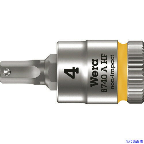 オレンジブック トラスコ中山　TRUSCOWera(ヴェラ) 8740A HFソケット Hex−Plus4.0x28mm 〔品番:003333〕[ 注番:1952873]特長●ホールディングファンクション（HF）により、ボルトやナットを着磁...