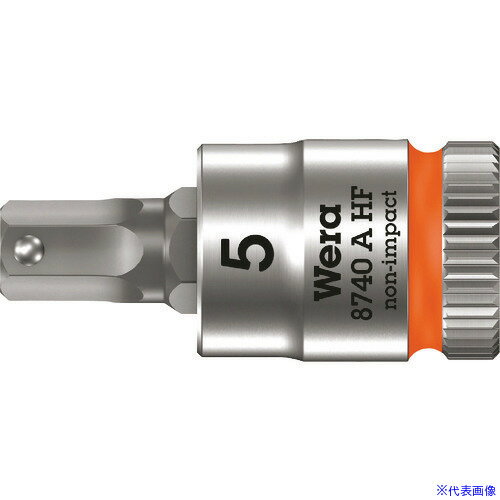 オレンジブック トラスコ中山　TRUSCOWera(ヴェラ) 8740A HFソケット Hex−Plus 5.0x28mm 〔品番:003335〕[ 注番:1952875]特長●ホールディングファンクション（HF）により、ボルトやナットを着...