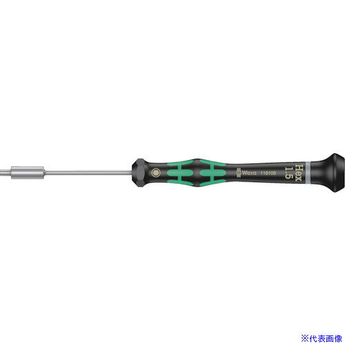 オレンジブック トラスコ中山　TRUSCOWera(ヴェラ) 2069 ナットミクロドライバー 1.5 〔品番:118108〕[ 注番:1953306]特長●人間工学に基づいた、持ちやすく、回転しやすく、トルクが確実に伝わるエルゴノミックハ...