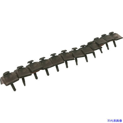 オレンジブック トラスコ中山　TRUSCODAIDOHANT ポリカ連結波板ビス 12本×2本(24本入) 4.2×25mm ブロンズ 鉄下地 〔品番:10176085〕[ 注番:1953492]特長●パッキンを連結することで屋根上の作業の...