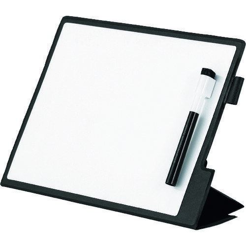 オレンジブック トラスコ中山　TRUSCOASKA モバイルホワイトボード S 〔品番:MWB01〕[ 注番:1955051]特長●スタンドになります。●書いたままフタを閉じて持ち運びできます。●付属の黒マーカーはイレーサーとマグネット付き...