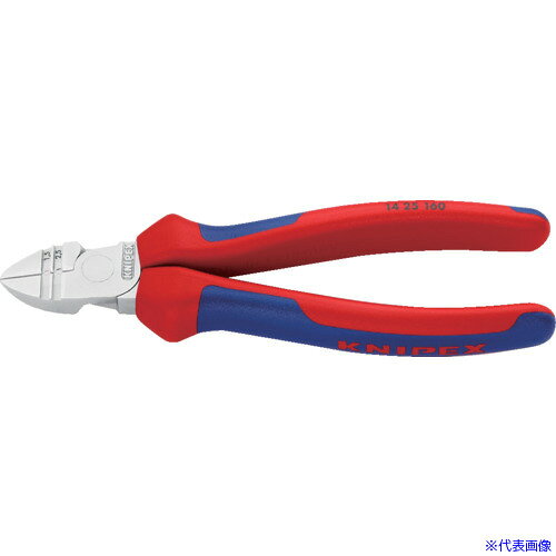 オレンジブック トラスコ中山　TRUSCOKNIPEX 被覆剥き穴付ニッパー 160mm 〔品番:1425160〕[ 注番:1955197]特長●パワージョイントによる高い切断性能です。●高周波焼き入れを施した精密な切断刃で、刃の硬度は約6...