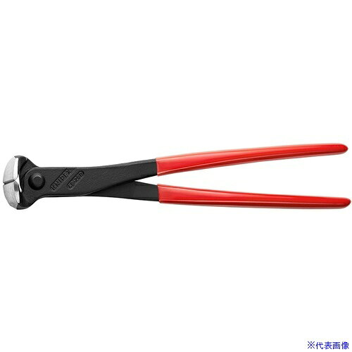 オレンジブック トラスコ中山　TRUSCOKNIPEX エンドカッティングニッパー 280mm 〔品番:6801280〕[ 注番:1955251]特長●金属メッシュの結び目を締める際に、簡単に締め付けが可能です。●結束線をねじって切断する用...