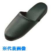 オレンジブック トラスコ中山　TRUSCOJTX 366056)スリッパ 30足 ダ−クグリ−ン N117J−DG3P 〔品番:N117JDG3P〕[ 注番:1966236]特長●定番のレザー調スリッパです。●名入れできます（別途料金）。仕...