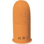 オレンジブック トラスコ中山　TRUSCOPLUS 35962)指サックA 大10本 KM−204H 〔品番:KM204H〕[ 注番:1969158]特長●指サック式の紙めくりです。●抗菌剤配合の素材を使用しています。仕様●色：オレンジ●内...