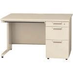 オレンジブック トラスコ中山　TRUSCOプラス 346225)片袖机 JS-127D-3 LGY エルグレー 〔品番:JS127D3LGY〕[ 注番:1969667]特長●シャープなフラットデザインのお求めやすいスチールデスクシリーズ「J...