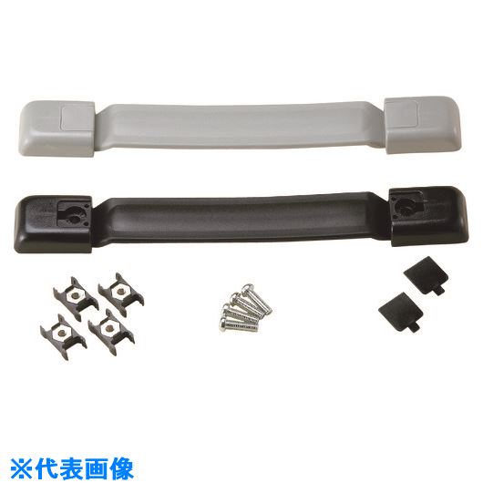 オレンジブック トラスコ中山　TRUSCOタカチ MS・MO用バンド取手 ブラック 〔品番:MY197B〕[ 注番:1970140]特長●MS、MO専用オプションのバンド取手です。MSMOシリーズの奥行き160ミリには取付できません。仕様●...