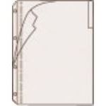 オレンジブック トラスコ中山　TRUSCOPLUS 88154)クリアーホルダー FL−154HO A4S 4穴見出 〔品番:FL154HOCL〕[ 注番:1970811]特長●クリアホルダー素材のリフィールなので、しっかり丈夫です。仕様●...
