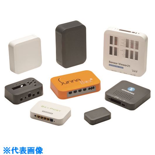 オレンジブック トラスコ中山　TRUSCOタカチ ネットワークケース ダークグレー 〔品番:PF18518D〕[ 注番:1972143]特長●パネル面に段差が無いフラットデザインのプラスチックケースです。●基板取付用のボスが付いています。●...