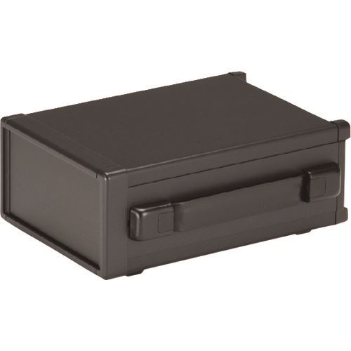 オレンジブック トラスコ中山　TRUSCOタカチ バンド取手付システムケース ブラック 〔品番:MOY1774323B〕[ 注番:1975757]特長●オールアルミ製で軽量なので、持ち運ぶ計測器などの機器用として最適です。●樹脂製のバンド取...