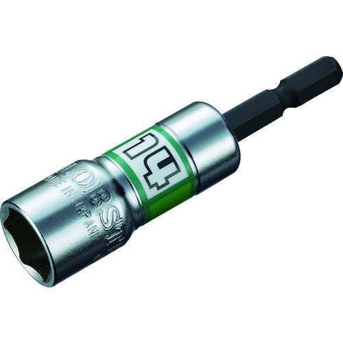オレンジブック トラスコ中山　TRUSCOロブテックス 電ドルソケット“ストロック ショートソケット 6角 対辺14mm 〔品番:DS14SS〕[ 注番:1975948]特長●18Vインパクト対応です。●ボルト・ナットの角を確実にとらえ、面...
