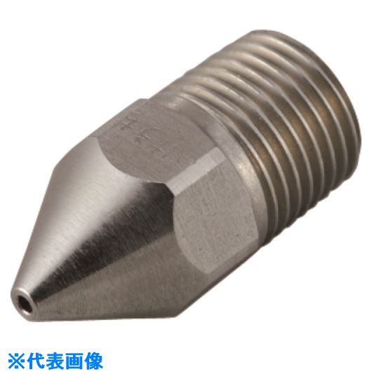 オレンジブック トラスコ中山　TRUSCOいけうち 直進エアーノズル CCP-Aシリーズ ステンレス鋼303製 1/4オス Φ2.0 〔品番:14MCCP2.0AS303〕[ 注番:1977032]特長●単孔の直進エアーを噴射するので、直進...