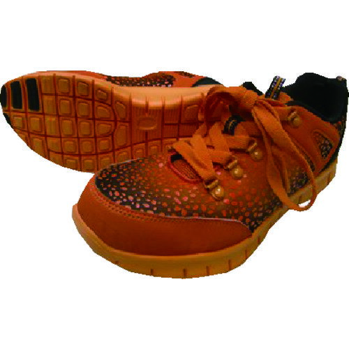 オレンジブック トラスコ中山　TRUSCO富士手袋 グラデーション安全靴 オレンジ 23.0cm 〔品番:6505O23.0〕[ 注番:1982436]特長●動きやすさを追求した軽量型スニーカーです。●靴底は軽量でクッション性・屈曲性の高い...