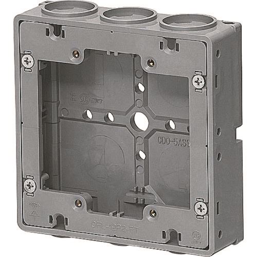 オレンジブック トラスコ中山　TRUSCO未来 埋込四角アウトレットボックス(極薄型・平塗代カバー付) 〔品番:CDO5ASS122〕[ 注番:1987469]特長仕様仕様2●埋込四角アウトレットボックス（極薄型・平塗代カバー付）材質/仕上...