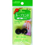 オレンジブック トラスコ中山　TRUSCOCLOVER カラーループエンド 15mm 黒 〔品番:26107〕[ 注番:1991404]特長●ひもの結び目のカバーです。●袋物のアクセントにも。●豊富な色数でカラーコーディネートが楽しめます。...