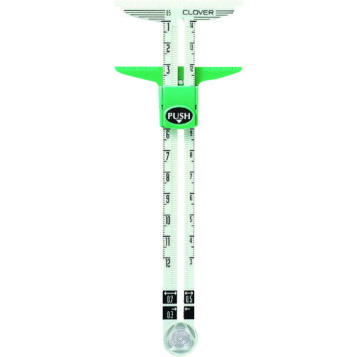 オレンジブック トラスコ中山　TRUSCOCLOVER スライドゲージ・T 〔品番:25322〕[ 注番:1991436]特長●ぬいしろのしるし付けなどに使います。●縫いしろ、すそあげ幅、タック、プリーツのしるし付けに。●ボタンホールの間隔...