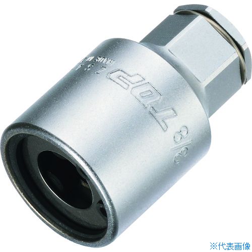 オレンジブック トラスコ中山　TRUSCOトップ工業(TOP) 全ネジソケットアダプター 〔品番:ZSA3〕[ 注番:2000169]特長●工具に接続で電動・手動、マルチに使えるアダプタータイプです。●対辺17mmの12角ソケットに対応して...