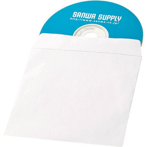 オレンジブック トラスコ中山　TRUSCOSANWA DVD・CDペーパースリーブケース(窓なしタイプ・100枚入り) 〔品番:FCDPS100NWW〕[ 注番:2008799]特長●手軽に書き込める紙製のDVD・CDスリーブケースです。●...