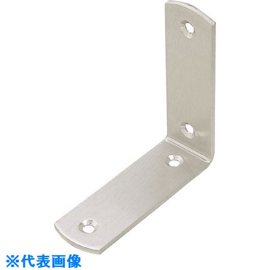 オレンジブック トラスコ中山　TRUSCO水本 ジョイント金具 ステンレス コーナー金具(丸)ヘアーライン 長さ120mm 幅30mm 〔品番:A1680〕[ 注番:2010418]特長●座繰りが両面に付いています。●内向きでも外向きでも使...