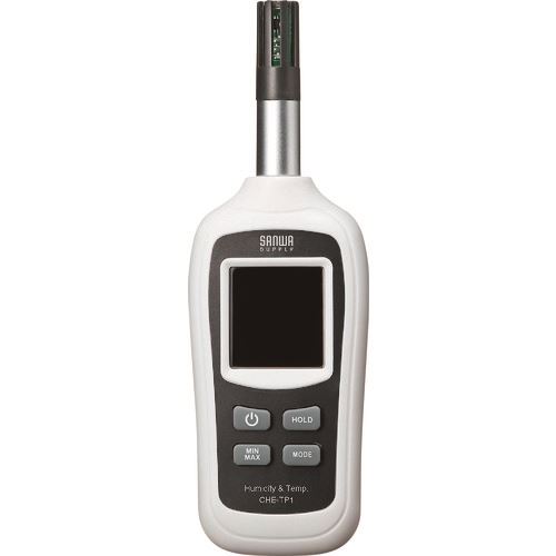 オレンジブック トラスコ中山　TRUSCOSANWA デジタル温湿度計 〔品番:CHETP1〕[ 注番:2016466]特長●小型サイズで携帯性に優れた、温度と湿度を測定可能なデジタル温湿度計です。●簡単に操作できるデジタル表示の温度湿度測...