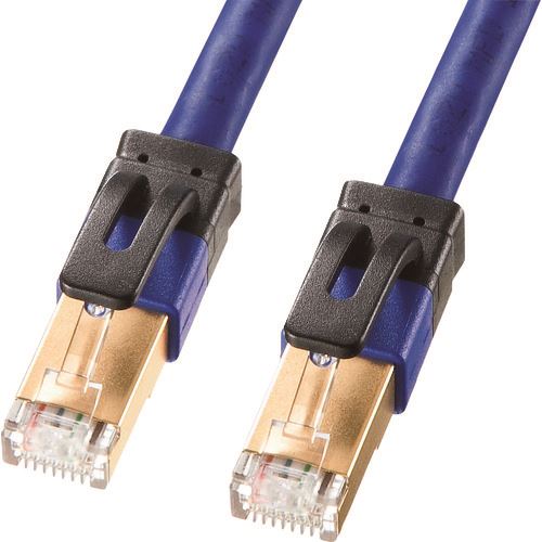 オレンジブック トラスコ中山　TRUSCOSANWA カテゴリ7ALANケーブル 〔品番:KBT7A002BL〕[ 注番:2019660]特長●超高速10Gbps、超ワイドレンジ1000MHz伝送帯域を実現したカテゴリ7ALANケーブルです...