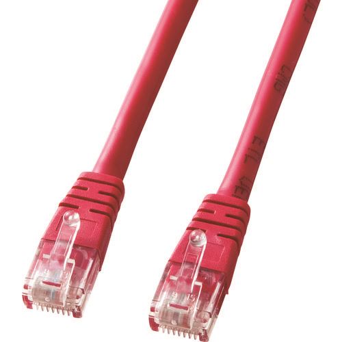 オレンジブック トラスコ中山　TRUSCOSANWA Cat 5e単線LANケーブル(2m・レッド) 〔品番:KBT5T02RN〕[ 注番:2019681]特長●性能をフルに引き出せる「単線」仕様の高品質エンハンスドカテゴリ5LANケーブル...