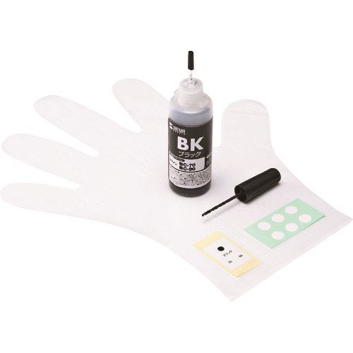 オレンジブック トラスコ中山　TRUSCOSANWA 詰め替えインクBC-310用 〔品番:INKC310B60S〕[ 注番:2024322]特長●使い捨てていたインクカートリッジを再使用です。●キヤノン用つめかえインクです。 ●BCI-3...