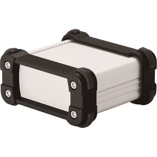 オレンジブック トラスコ中山　TRUSCOタカチ コーナーガード付アルミケースアルミパネルタイプ シルバー/ブラック 〔品番:EXP20919SB〕[ 注番:2025447]特長●コーナー部がシリコンゴム製ガード付で、デザインと耐衝撃性に優...