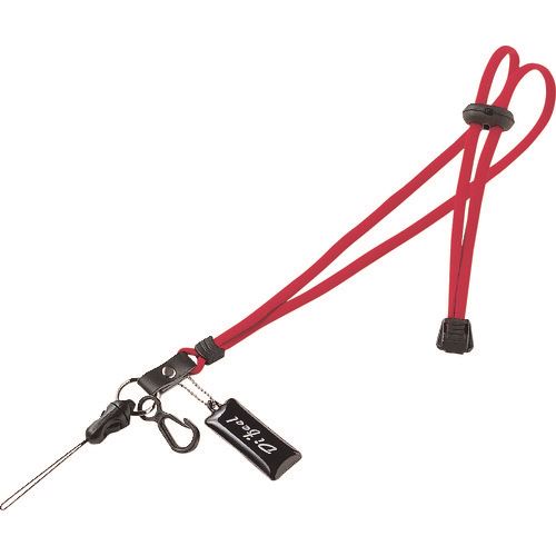 オレンジブック トラスコ中山　TRUSCOSANWA ネックストラップ(丸紐、レッド) 〔品番:DGST8R〕[ 注番:2029115]特長●シンプルな丸紐タイプのデジカメ・携帯電話ストラップです。●デジタルカメラや携帯電話に対応しています...