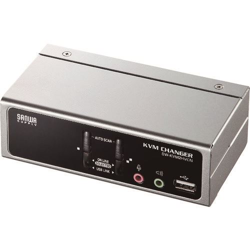 オレンジブック トラスコ中山　TRUSCOSANWA USB・PS/2コンソール両対応パソコン自動切替器(2:1) 〔品番:SWKVM2HVCN〕[ 注番:2031155]特長●ディスプレイエミュレーション機能を搭載し、USB・PS/2コン...