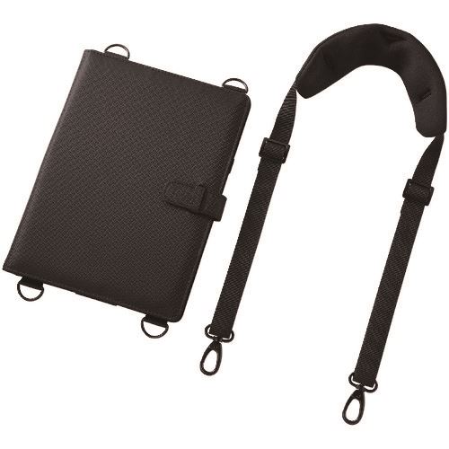 オレンジブック トラスコ中山　TRUSCOSANWA ショルダーベルト付き10.1型タブレットPCケース(スタンド機能付き) 〔品番:PDATAB4ST〕[ 注番:2031374]特長●ショルダーベルト・ハンドベルト・スタンド・ペンフォルダ...
