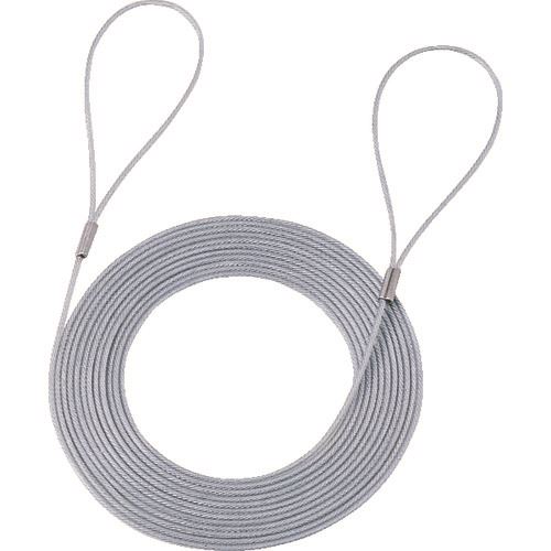 オレンジブック トラスコ中山　TRUSCOSANWA eセキュリティ(ワイヤー、3.0m・2.2mm) 〔品番:SLE11W3〕[ 注番:2031542]特長●eセキュリティ長さ3.0m、太さ2.2mmワイヤーです。●取付け部品、鍵などに接...