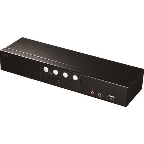 オレンジブック トラスコ中山　TRUSCOSANWA HDMI対応パソコン自動切替器(4:1) 〔品番:SWKVM4HHC〕[ 注番:2031570]特長●HDMIディスプレイ、USBキーボード、USBマウスに対応しUSB2.0ハブも切替え...