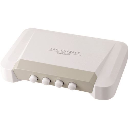 オレンジブック トラスコ中山　TRUSCOSANWA LAN切替器(4回路) 〔品番:SWLAN41〕[ 注番:2031832]特長●ストレート全結線・全回路切替でLAN回線を物理的に切替します。●簡易ファイヤーウォールとしても使えるLAN...