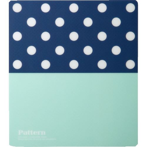 オレンジブック トラスコ中山　TRUSCOSANWA パターンマウスパッド(ドットL) 〔品番:MPD216A〕[ 注番:2031961]特長●好みに合わせて選べるツートンデザインのマウスパッドです。●薄さ0.6mmで机との段差を押さえ、手...