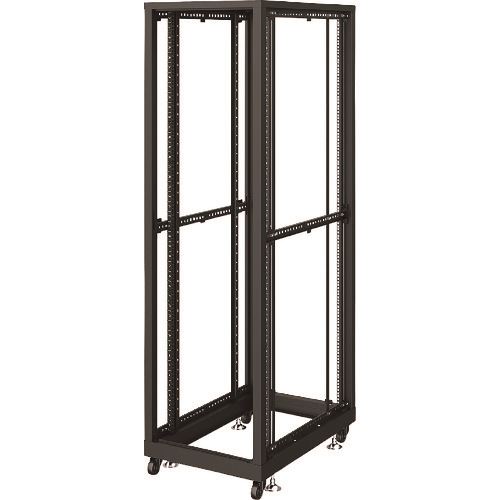 オレンジブック トラスコ中山　TRUSCOSANWA 19インチサーバーラック パネルなし(42U) 〔品番:CPSVN4290NPBKN〕[ 注番:2032199]特長●組立式19インチサーバーラックです。●梱包が小さく分かれている為、搬...