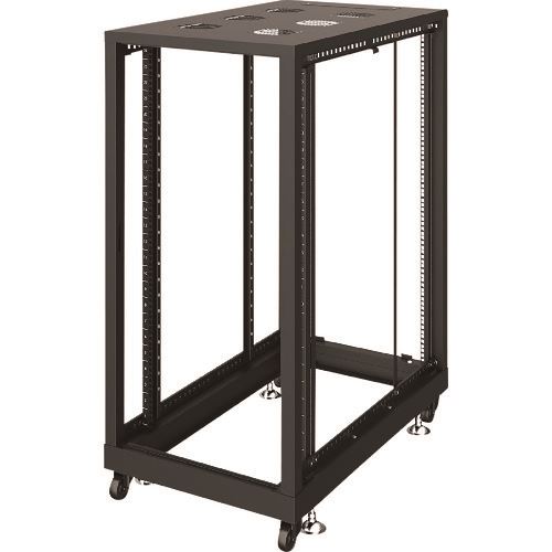 オレンジブック トラスコ中山　TRUSCOSANWA 19インチサーバーラック パネルなし(24U) 〔品番:CPSVN2410NPBKN〕[ 注番:2033121]特長●組立式19インチサーバーラックです。●梱包が小さく分かれている為、搬...
