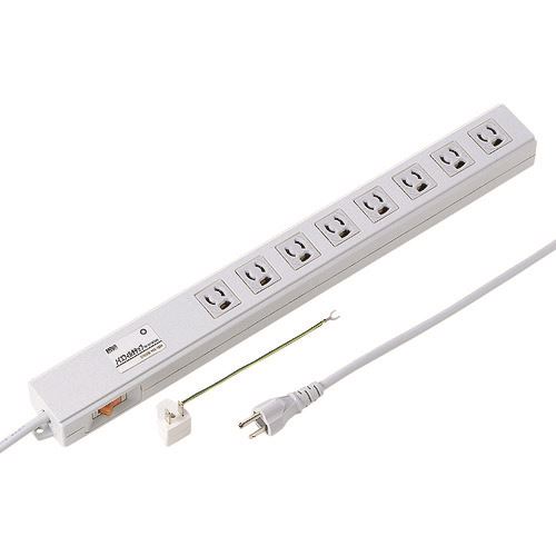 オレンジブック トラスコ中山　TRUSCOSANWA ノイズフィルタタップ 〔品番:TAP3811NFSWN〕[ 注番:2033632]特長●3P・8個口の抜け止めタイプでノイズフィルタ、マグネットが付いたタップです。●電源ノイズフィルタを...