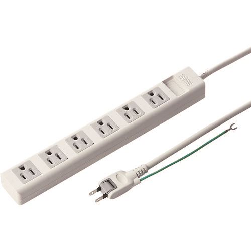 オレンジブック トラスコ中山　TRUSCOSANWA 電源タップ 〔品番:TAPN3650N〕[ 注番:2034219]特長●3P6個口通電ランプ付き2Pスイングプラグ仕様電源タップ5mです。●差し込み部にユリア樹脂材を使用しており、熱に強...